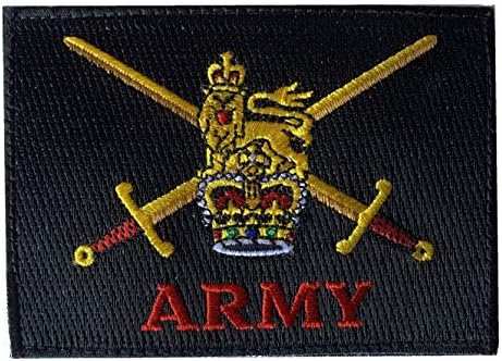 The England Store British Army Badge Patch. Embroidered Army Crest Iron ...