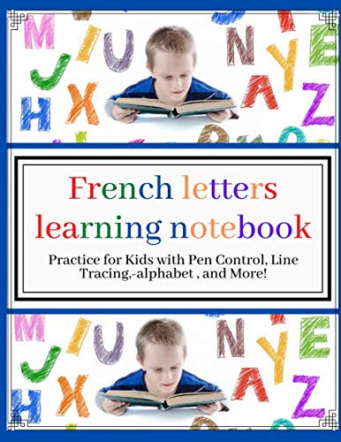 Buy French letters learning : Practice for Kids with Pen Control, Line ...