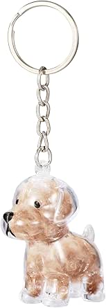 Lyreh Dog Fur Keepsake Keychain, Lovely Transparent Dog Hair Collector ...