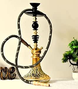 Puff King Hookah Pot Set Stylish Decorative Flavour Sheesha Glass Pot ...