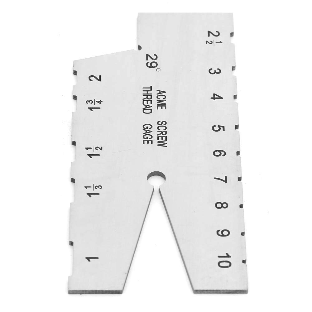 Screw Pitch Gage Stainless Steel ACME Thread Gauge Thread Pitch Gauge Screw Pitch Gage Stainless Steel ACME Thread Gauge Thread Pitch Gauge