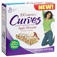 Amazon.com: Curves Apple Streusel Bars, 6-Count Boxes (Pack of 10 ...