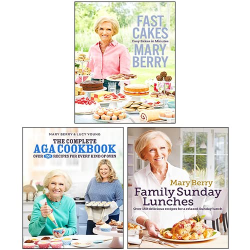 Fast Cakes Easy Bakes in Minutes, Mary Berry's Family Sunday Lunches ...
