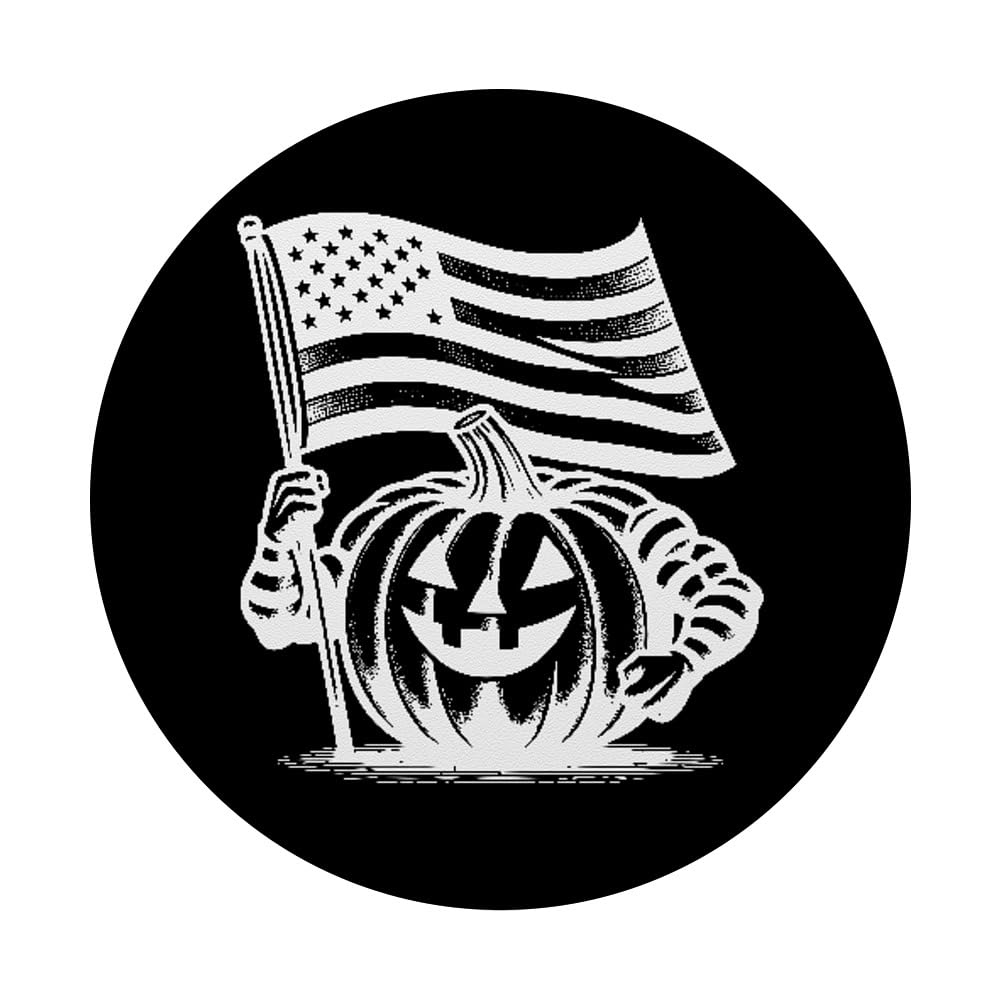 American Flag Pumpkin Template Vintage US American Flag Pumpkin