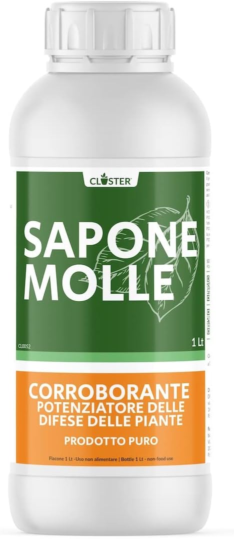 CLOSTER Sapone Molle di Potassio per Piante Puro 1 LT - Corroborante ...