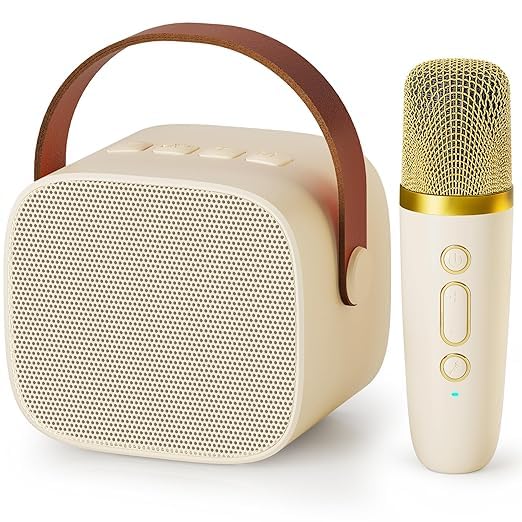 Velcon Mini Karaoke Machine, Portable Bluetooth Karaoke Speaker with ...