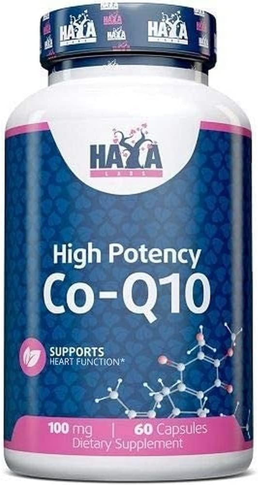 HAYA LABS High Potency Co-Q10 100mg 60 Capsules : Amazon.co.uk: Health ...