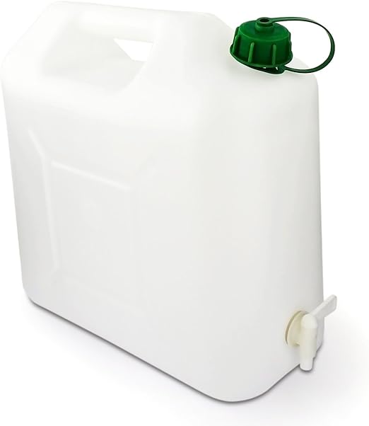15 LTS WATER CONTAINER FOR CAMPING ETC WITH TOP FILL AND BOTTOM ...