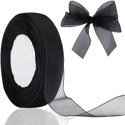 Amazon.com: joycraft Gift Ribbon, Sheer Organza Ribbon, Handmade Ribbon ...
