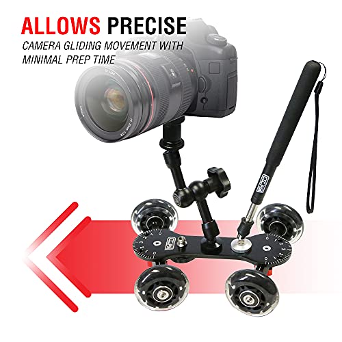 Snapklik.com : Vidpro SK-22 Professional Skater Dolly - Rolling Slider ...