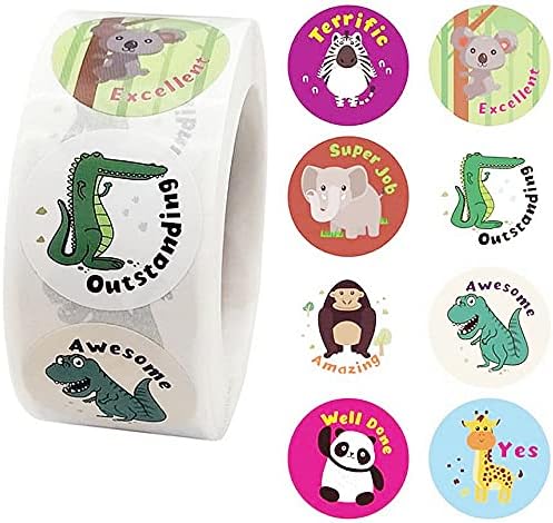 Reward Stickers For Children,500 Stickers for Kids in 8 Designs Reward ...