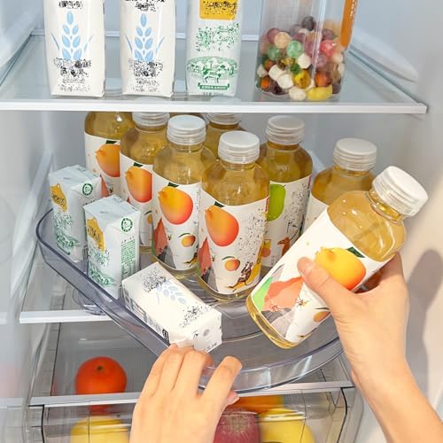 Amazon.com - Lazy Susan Fridge Turntable Organizer for Refrigerator ...
