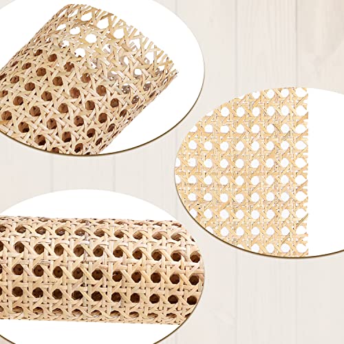 Cane Rattan Webbing Roll, 60cm x 1m Woven Open Rattan Mesh Natural ...