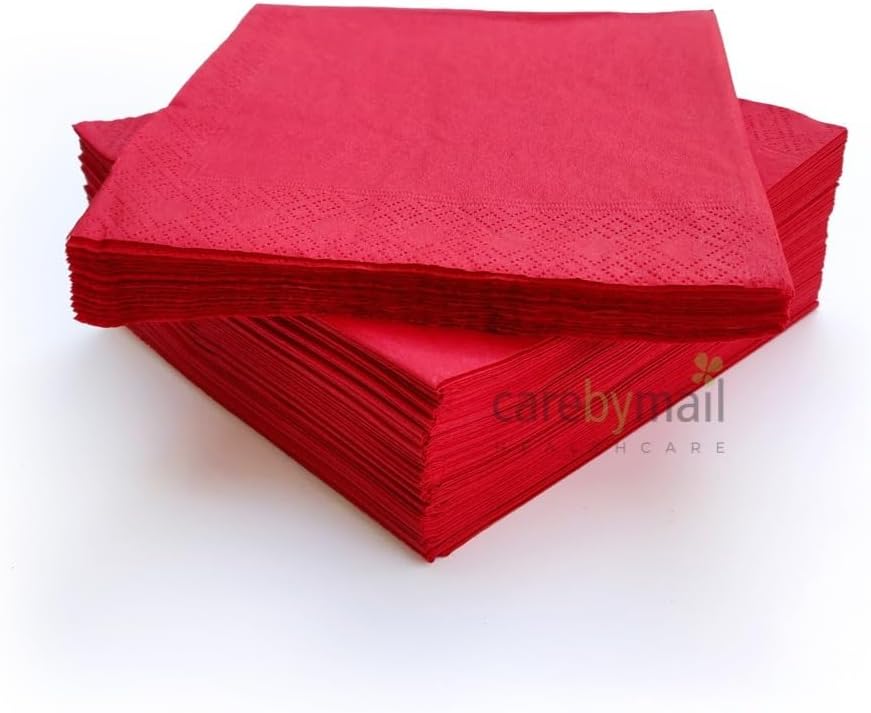 BulkySoft Paper Serviettes 2Ply Solid Colour Soft Napkins for Kitchen ...