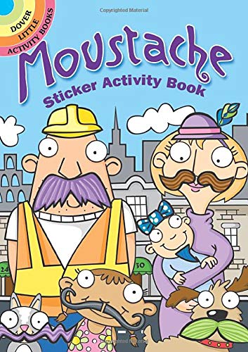 Amazon.com: Moustache Sticker Activity Book (Dover Little Activity ...