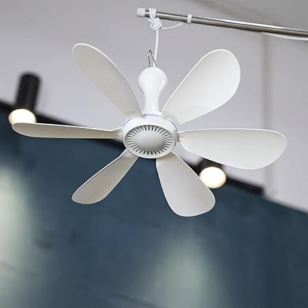 Amazon.com: Portable Ceiling Fan Mini USB Tent Fans for Camping ...
