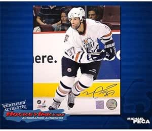 Michael Peca Edmonton Oilers 8 x 10 Autographed Photo - Autographed NHL ...