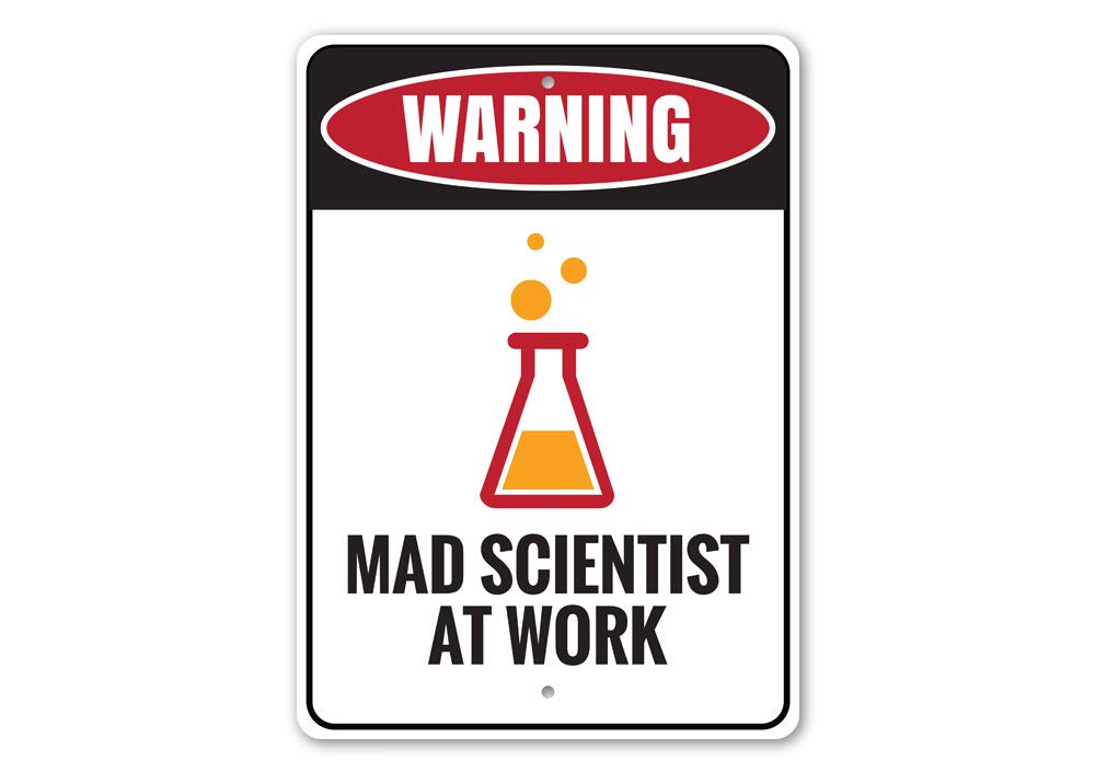 Mad Science Lab Sign