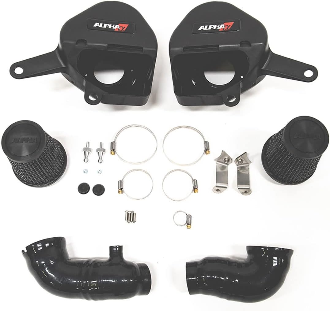 Amazon.com: AMS Red Alpha Cold Air Intake Compatible with 2016-19 ...