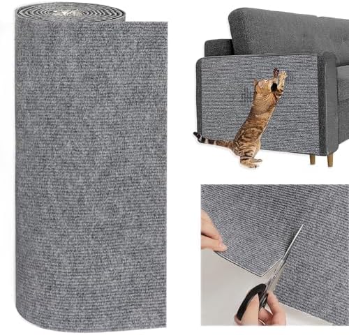 Lanswood Cat Scratching Mat 40 x 200cm, Anti-Scratch Furniture ...