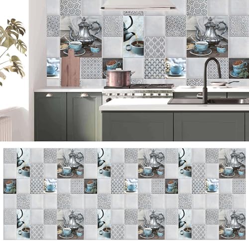 WallDaddy Self Adhesive Wallpaper for Cooking Area Wall | Oil Proof ...