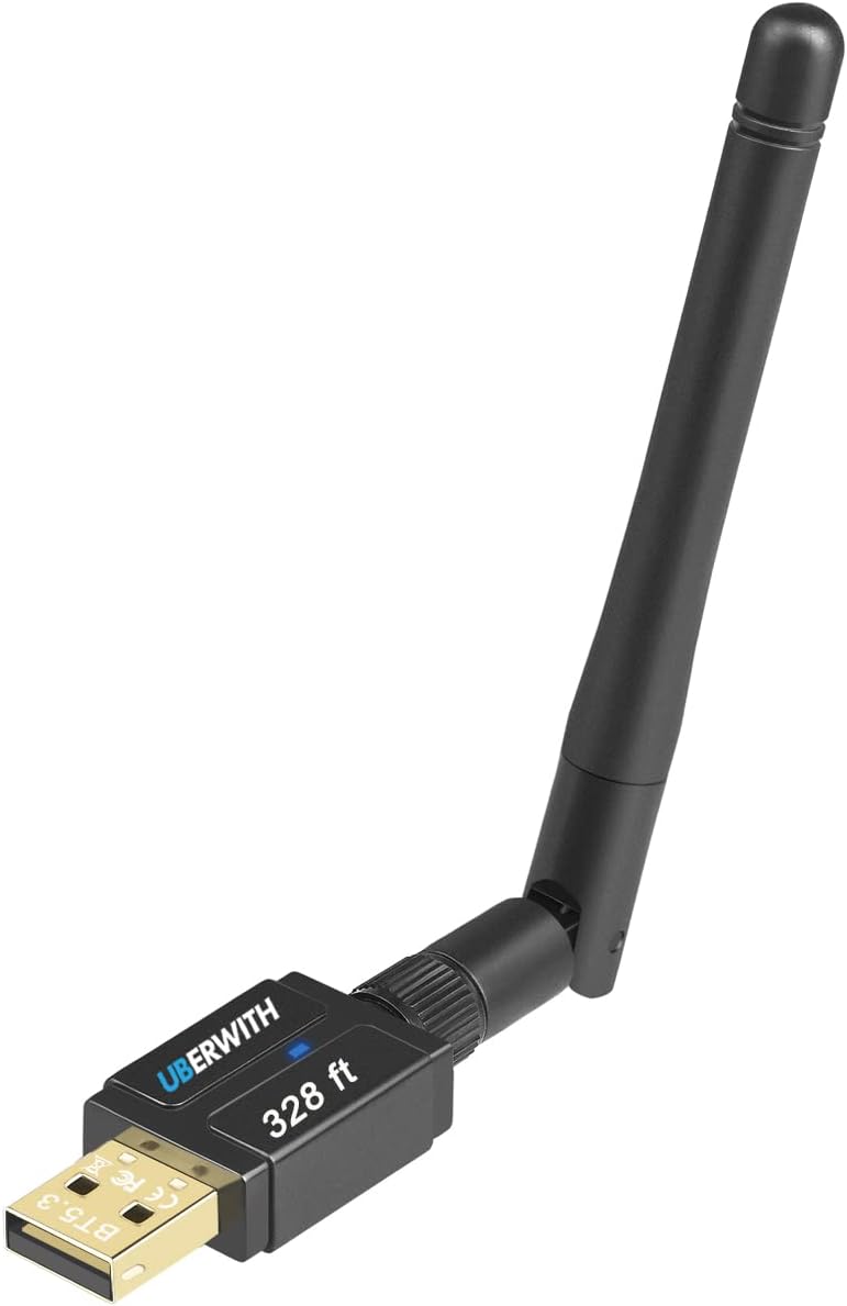 Amazon.com: USB Bluetooth Adapter 5.3 for Desktop PC,Plug&Play Long ...