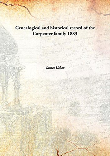 Amazon.in: Buy Genealogical and historical record of the Carpenter ...