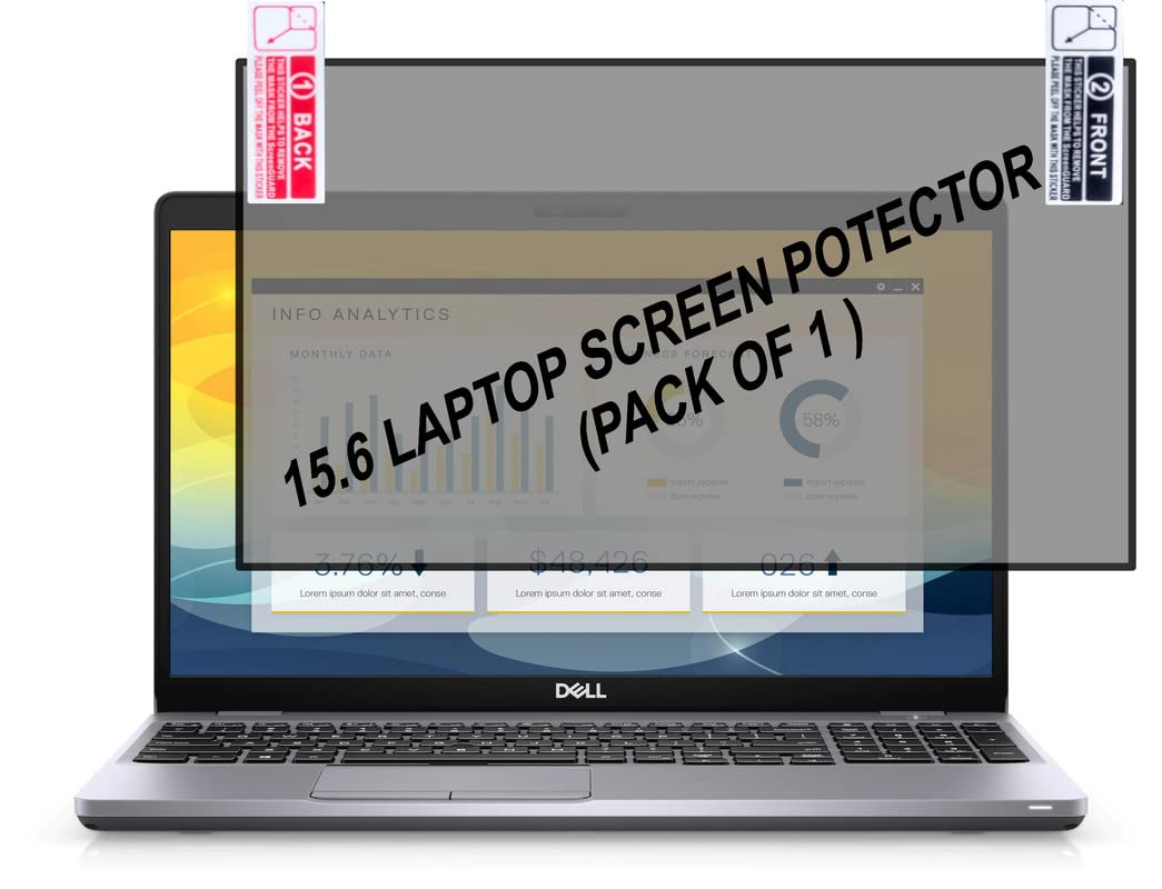 Levoti Edge To Edge MATTE Screen Protector compatible with Dell G5 5500 ...