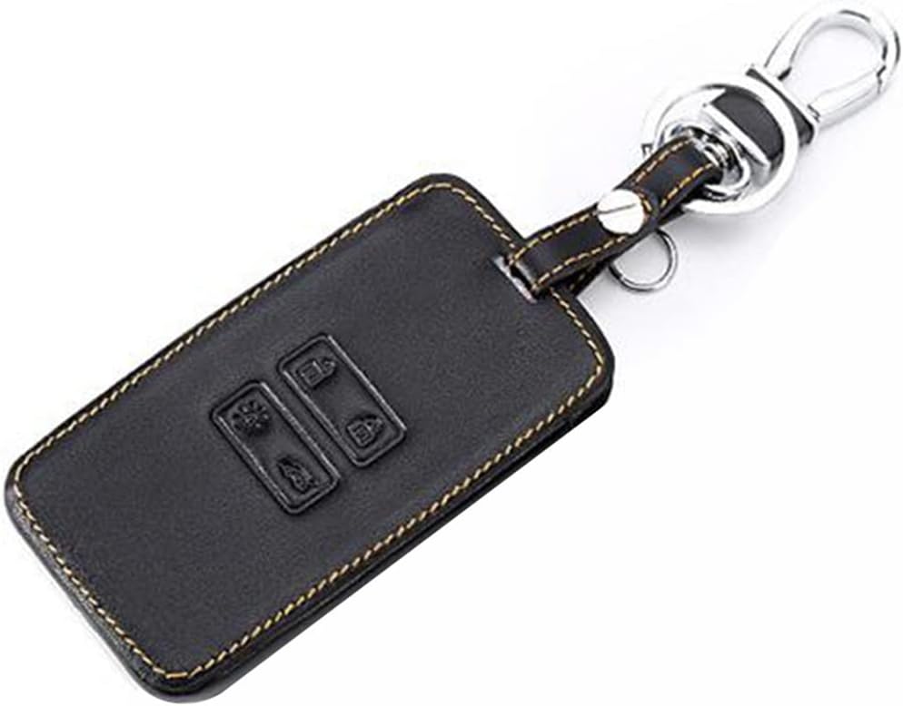 Genuine Leather Remote Key Holder Cover Case For Renault Koleos Kadjar ...