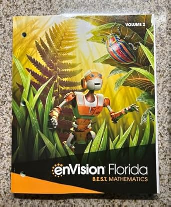 Grade 6 Envision Mathematics Florida BEST Student Edition Volume 2 ...