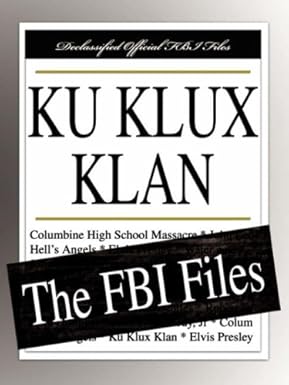Amazon | Ku Klux Klan: The FBI Files | Federal Bureau of Investigation ...