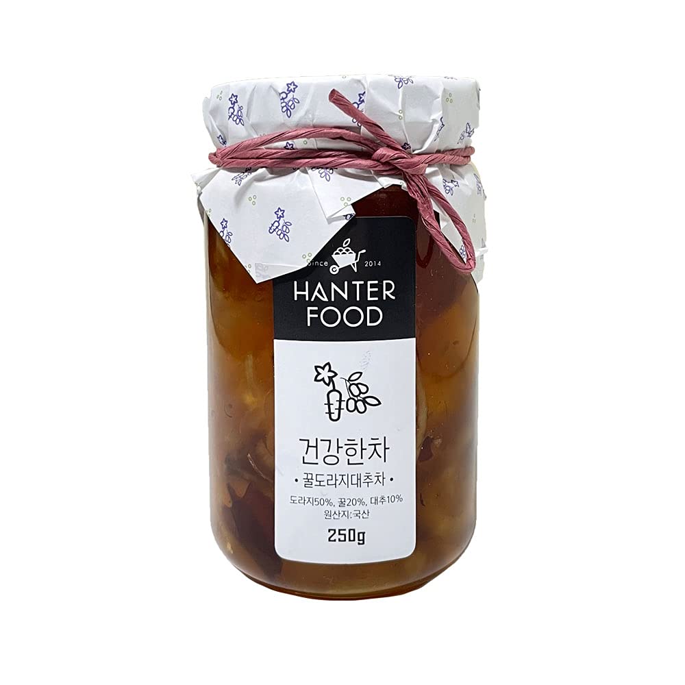 Amazon.com : Hanterfood Korean Premium Honey Bellflower Jujube Tea 250g ...