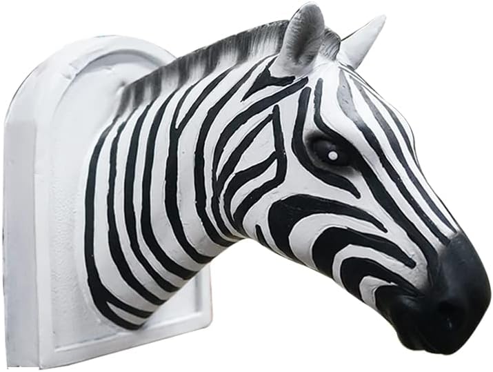 Amazon.com: FantastCostumes Zebra Wall Mounted Foam Sculpture Hanging ...