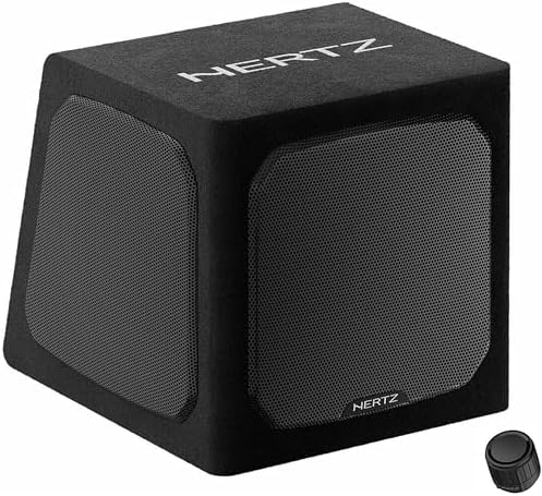 Hertz DBA 201 - Subwoofer in box amplificato per auto da 200mm 440W ...