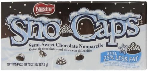 Amazon.com : Sno-Caps, Semi-Sweet Chocolate Nonpareils, Movie Theater ...