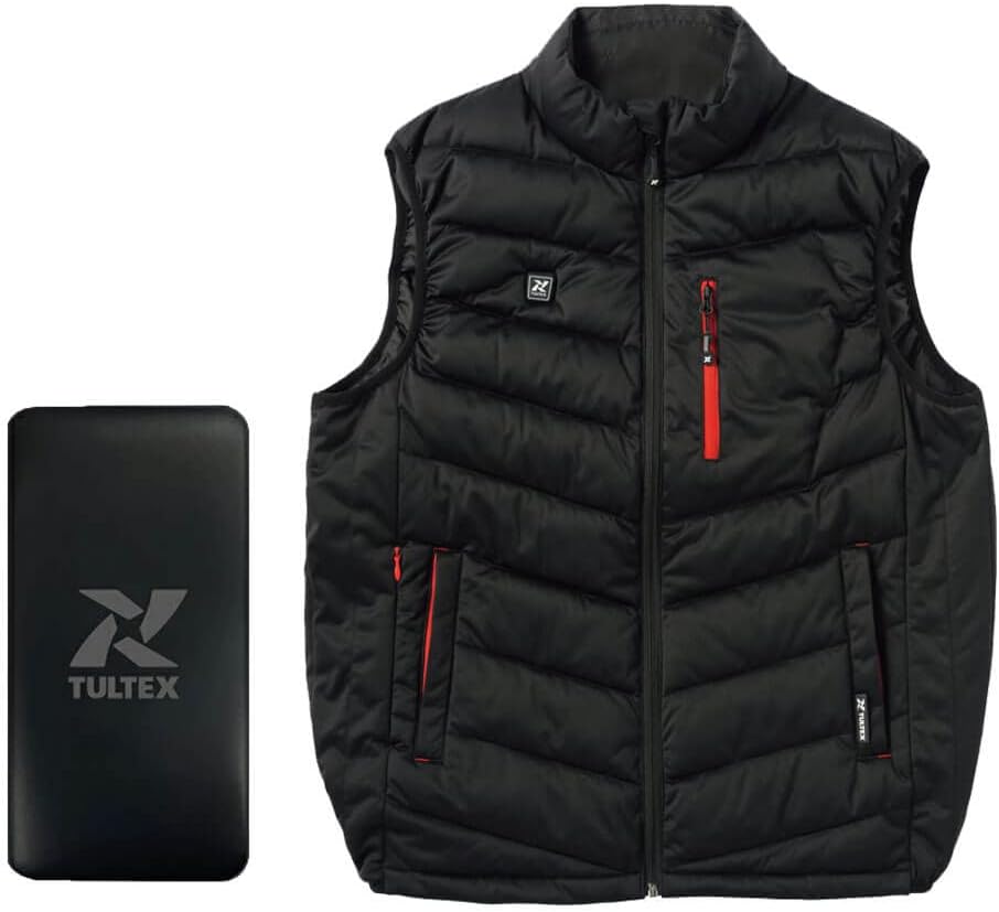 Amazon.co.jp: [アイトス] 防寒着 TULTEX タルテックス AZ-8310 衿付ヒーターベスト 電熱 バッテリーセット付 : ファッション