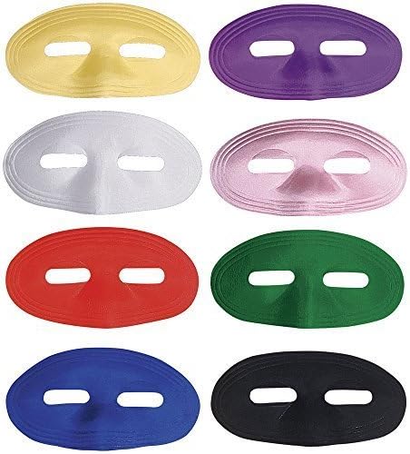 Amazon.com: Rubie's Costume Co Green Satin Domino Mask Costume by Rubie ...