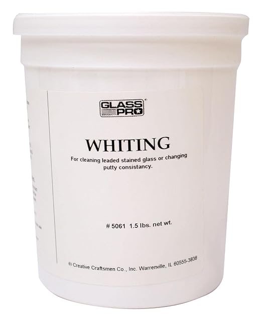 Amazon.com: Stained Glass Whiting Powder - 1.5 lbs : Arts, Crafts & Sewing