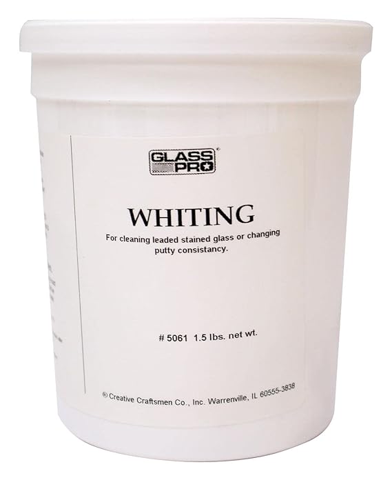 Amazon.com: Stained Glass Whiting Powder - 1.5 lbs : Arts, Crafts & Sewing