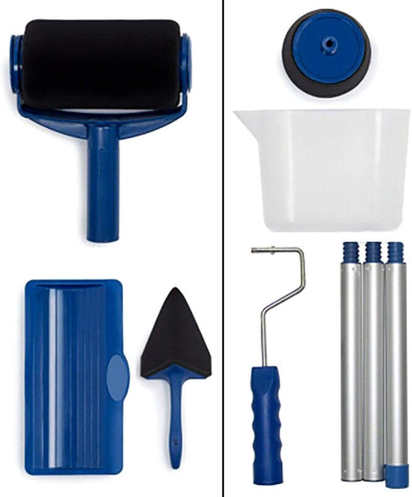 5Pcs/Set DIY Paint Brush Paint Runner Roller The Renovator Pintar Facil ...