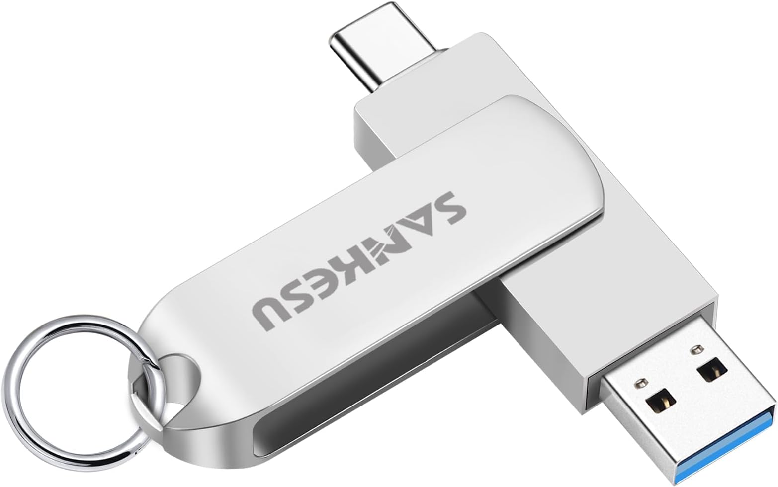 Amazon.com: KOOTION 256GB USB 3.2 Solid State Flash Drive Metal Type C ...