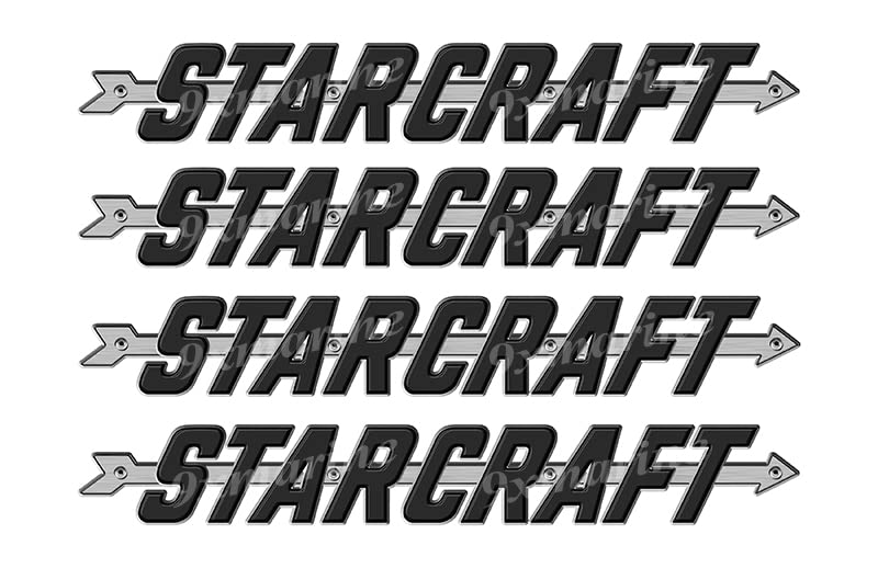 Amazon.com - 4 Starcraft Boat Stickers. Designer Replica of Originals ...