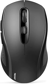 TECKNET Bluetooth Wireless Mouse, Multi-Device Slim Bluetooth Mice (Tri ...