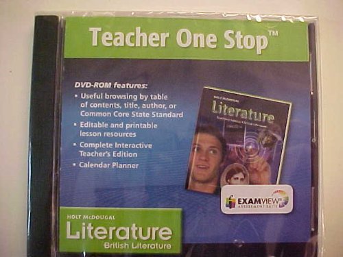Amazon.com: Teacher One Stop DVD-ROM Holt McDougal British Literature ...