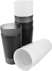 Amazon.com: Kichvoe Unbreakable Toothbrush Cup 10pcs Frosted Bathroom ...