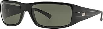 Amazon.com: Ray Ban RB4057 Sunglasses - Glossy Black-Polarized w/ Grey ...