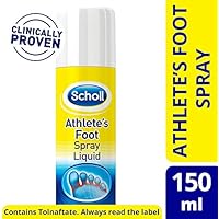 Scholl Athletes Foot Spray, 150 ml : Amazon.co.uk: Health & Personal Care