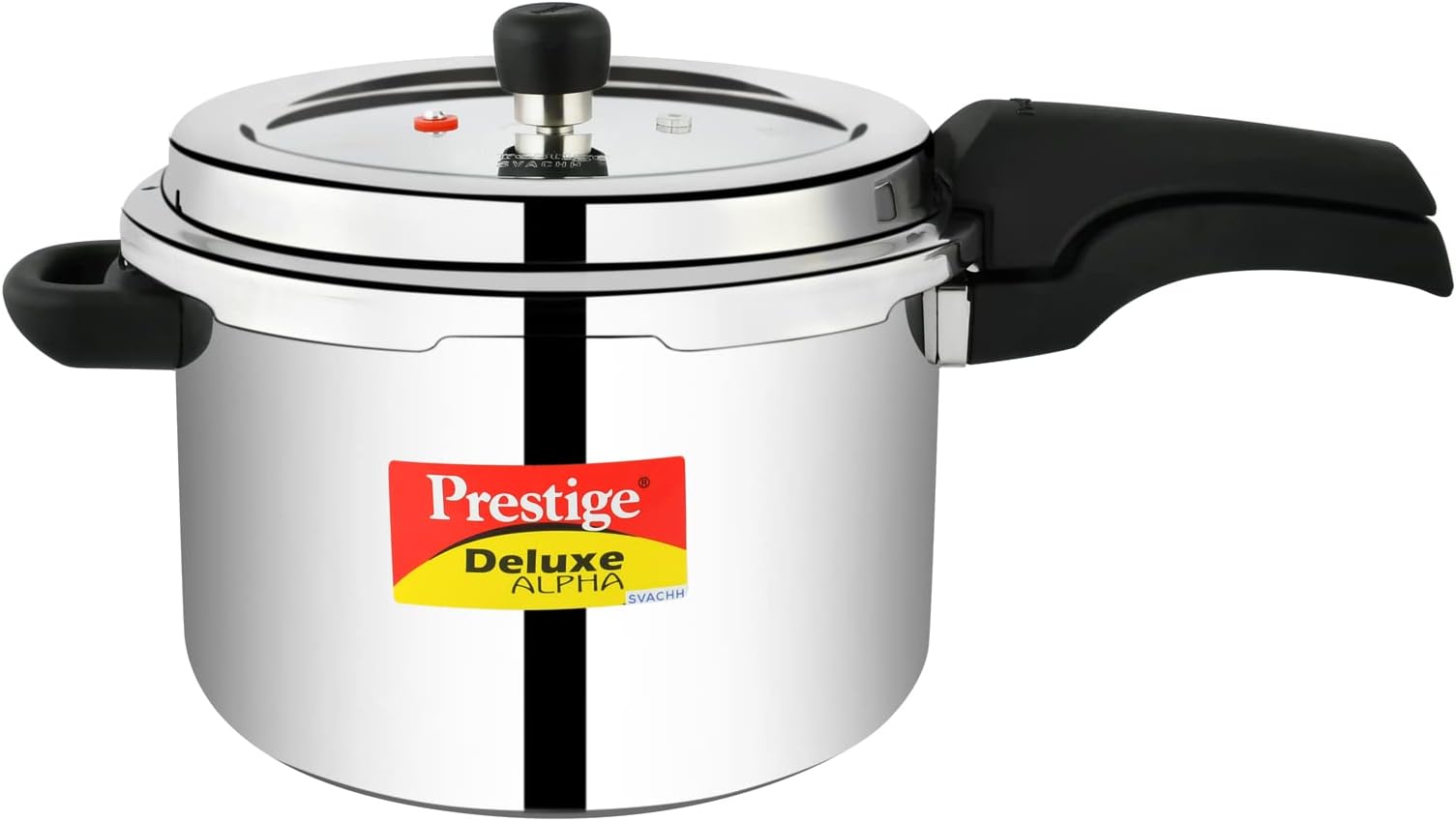 Buy Prestige Deluxe Alpha Stainless Steel Outer Lid Pressure Cooker, 8 ...