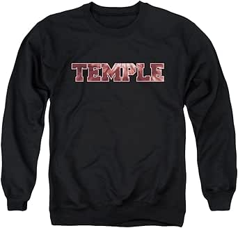 Amazon.com: Temple University Official Tie-Dye Unisex Adult Crewneck ...