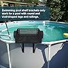 Amazon.com : 2pcs Swimming Pool Shelf Brackets, Adjustable Swimming ...